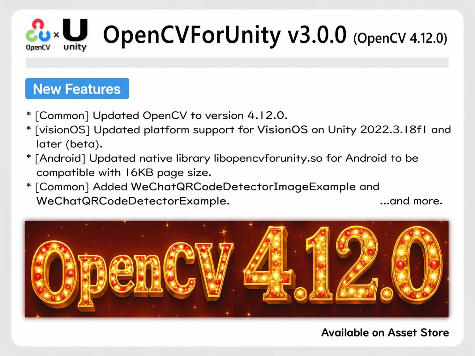 OpenCV for Unity ver3.0.0 Release! – Enox Software